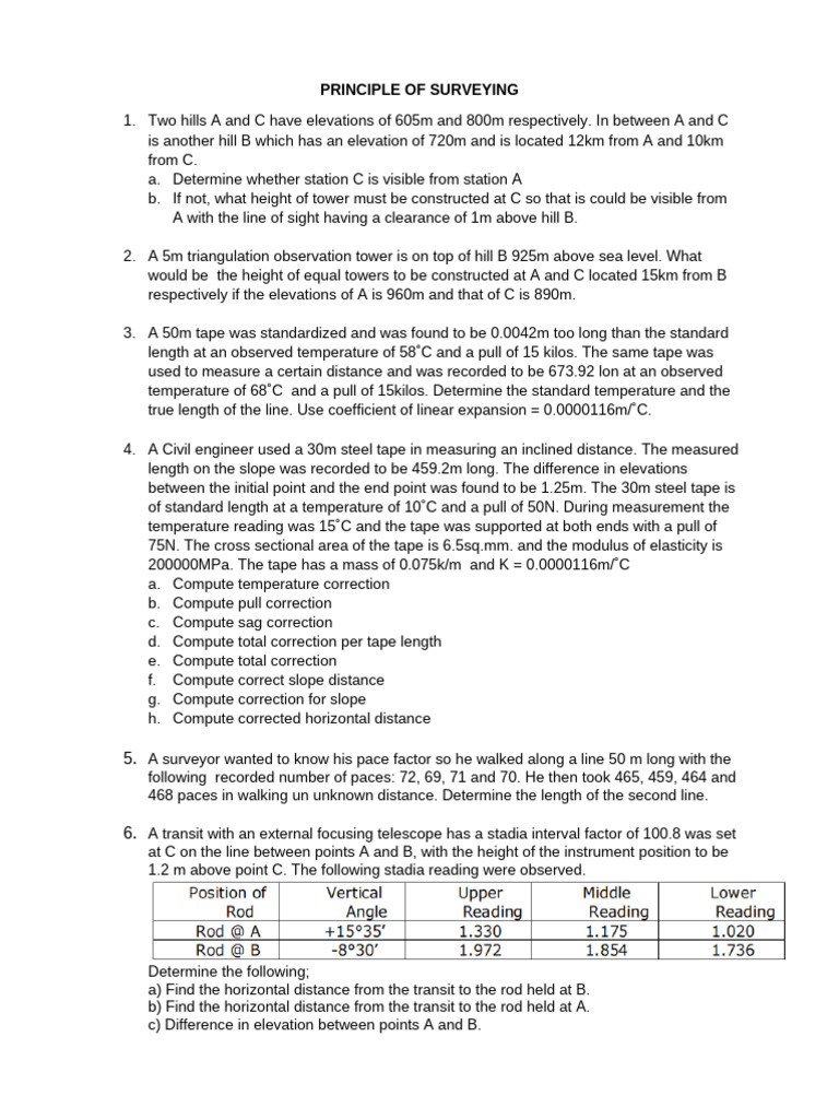 Surveying Principles and Calculations | PDF | Surveying | Metrology
