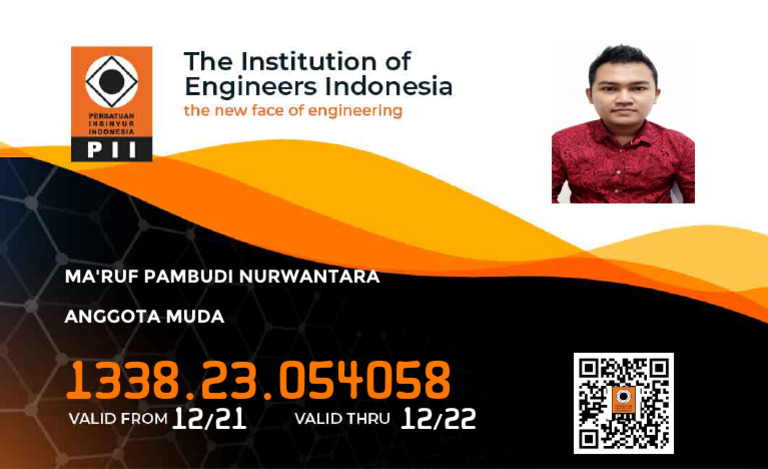 KTA PII Ma'Ruf Pambudi Nurwantara | PDF