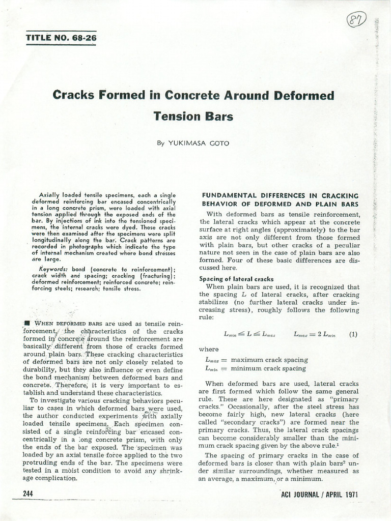 087 Goto ACI 2 | PDF