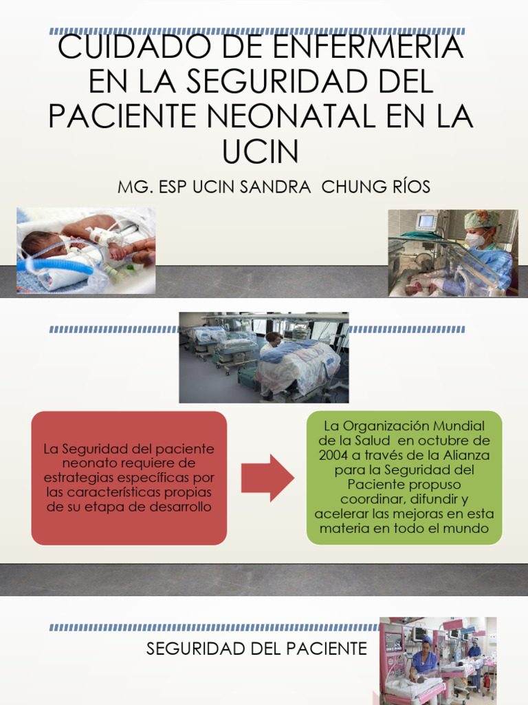 Seguridad del Paciente Neonatal en UCIN | PDF | Seguridad del paciente ...
