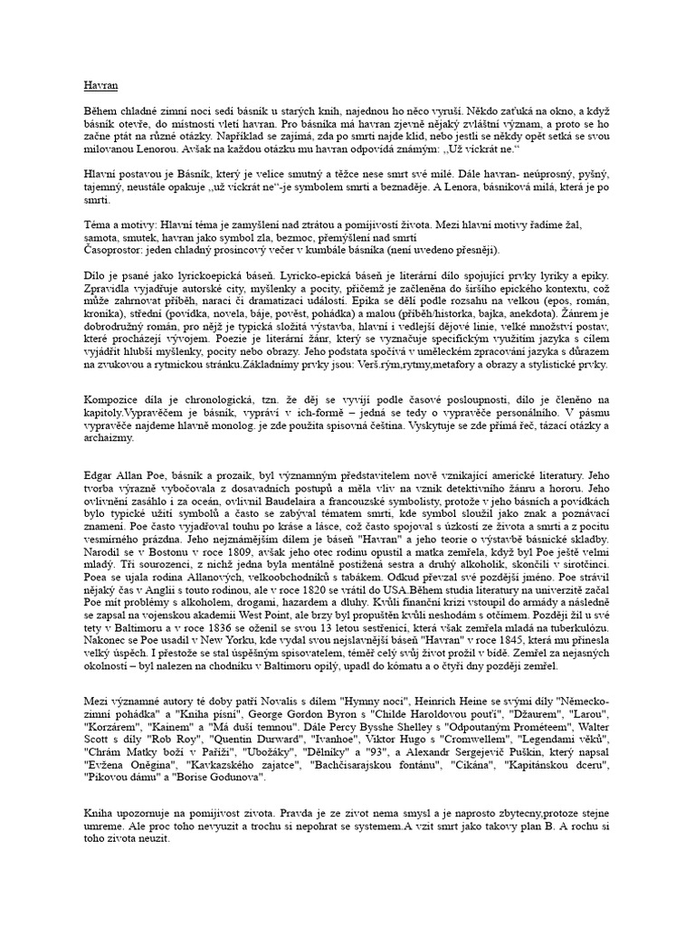Havran | PDF
