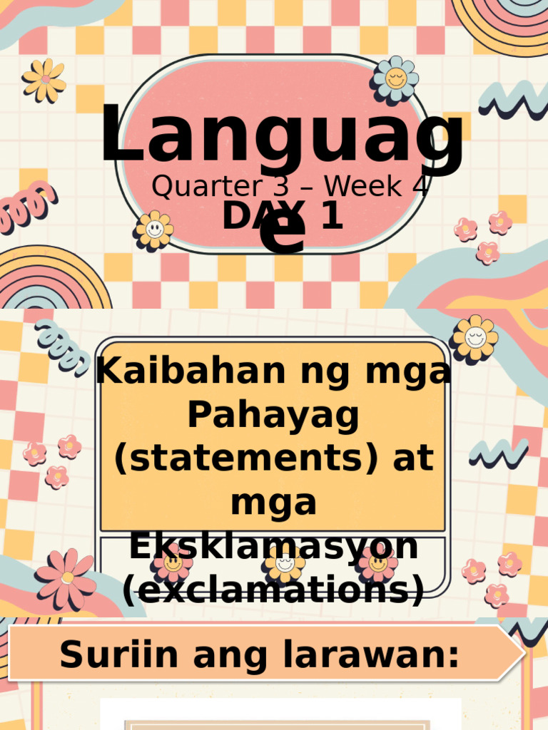 PPT_LANGUAGE_Q3_WEEK4 | PDF