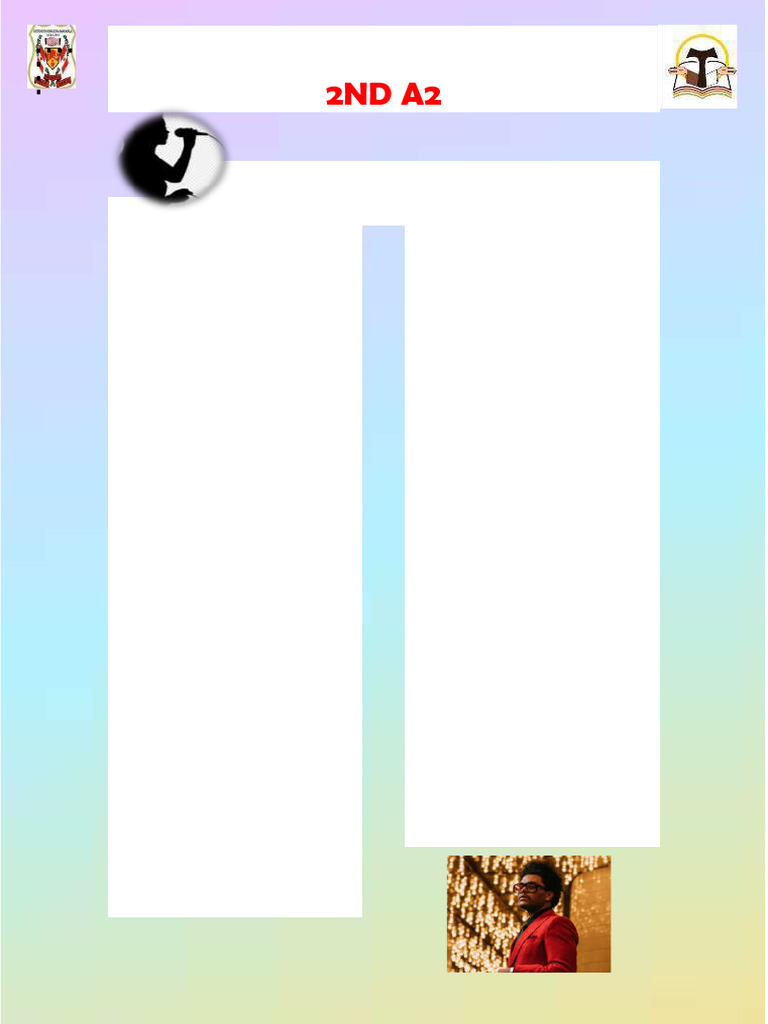 SONG 2A2 - BLINDING LIGHTS | PDF