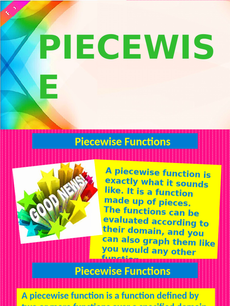 Piecewise Functions Pdf Function Mathematics Equations 2965