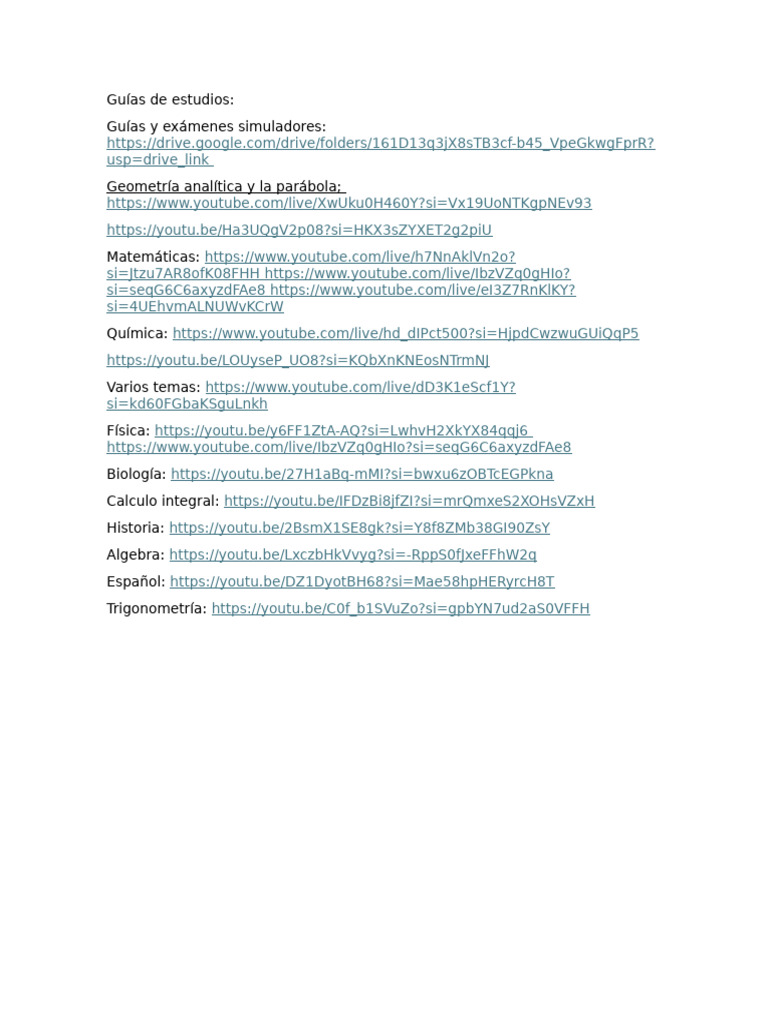 Guías de Estudios | PDF