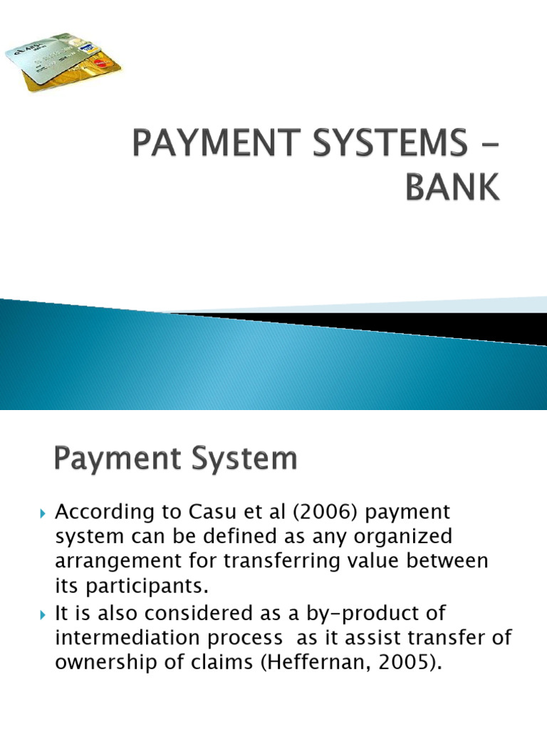 PAYMENT SYSTEMS -BANK 1-1 | PDF | Payments | Credit Card