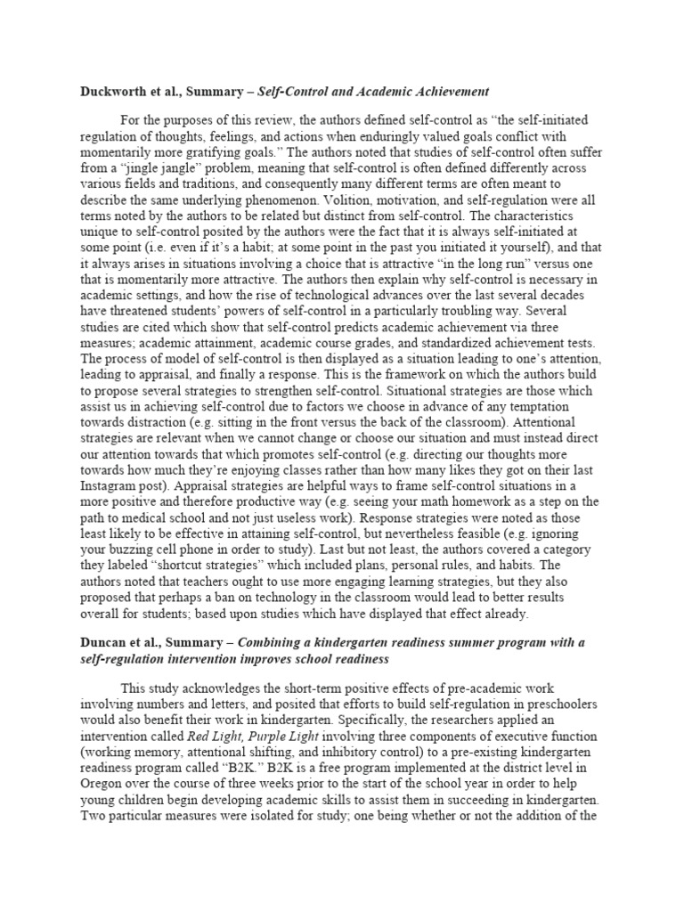 Self Regulation | PDF | Self Control | Self-Management Self Regulation | PDF | Self Control | Self-Management