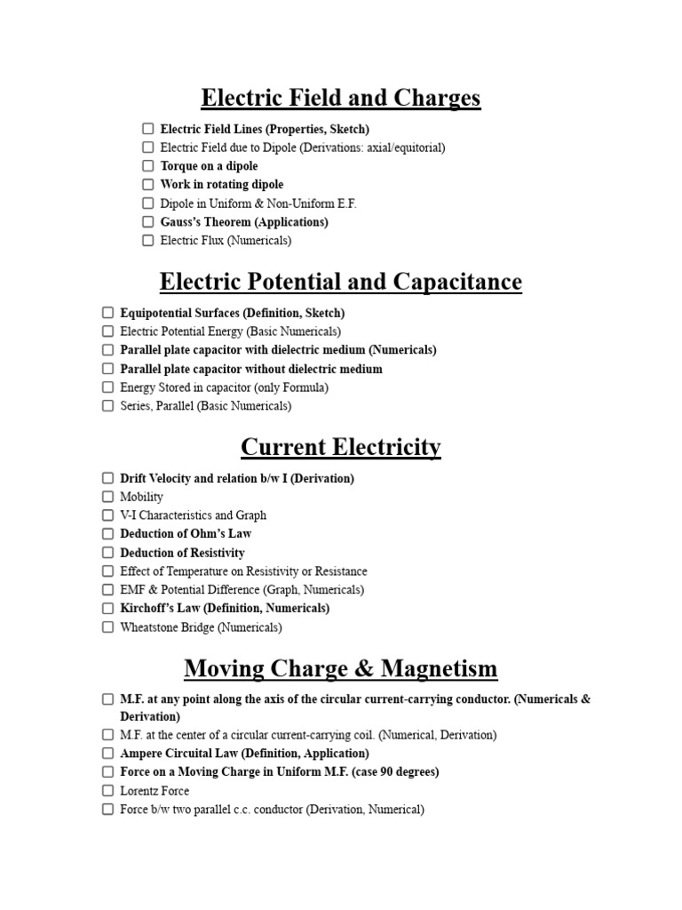 Physics Important Topics | PDF | Electromagnetic Radiation | Optics