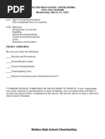 NFHS Cheerleading Manual 2025 Guidelines | PDF | Clothing | Cheerleading