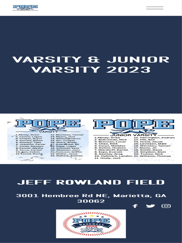 Gallery 1 - Pope Baseball | PDF