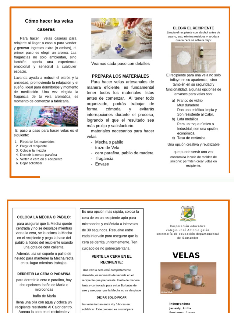 Velas Caceras. Noviembre | PDF | Vela