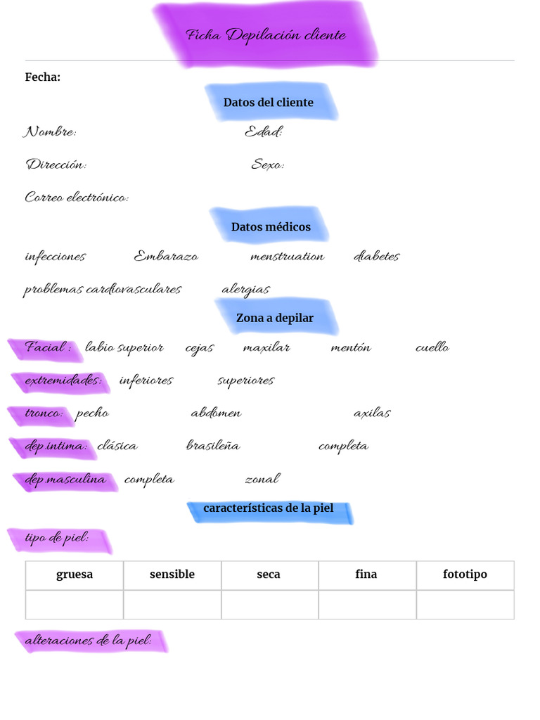 Ficha Cliente PDF | PDF