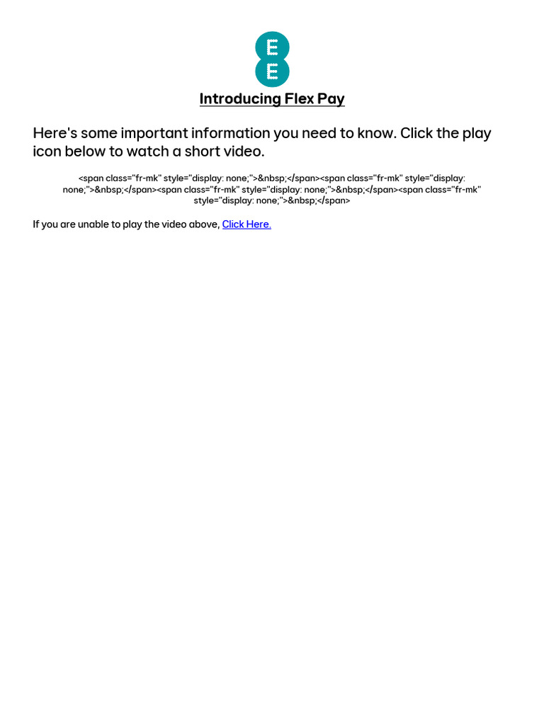 Flex Pay Video - Retail | PDF