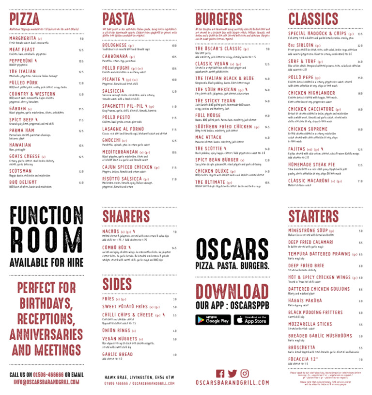 In House Menu June 2022 | PDF | Hamburgers | Sauce