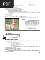 Dr Erica -Sports Injury - An Overview | PDF | Knee | Ankle