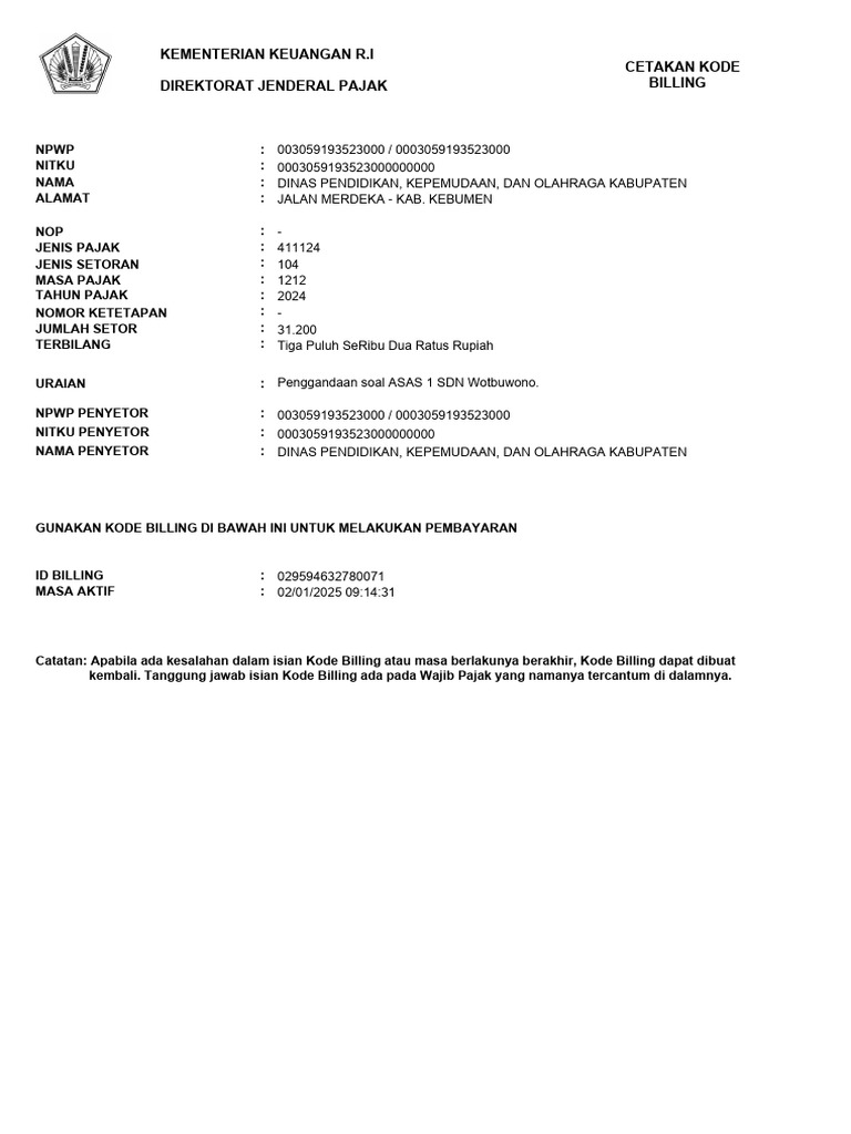 Cetak_SPTPD_51 | PDF