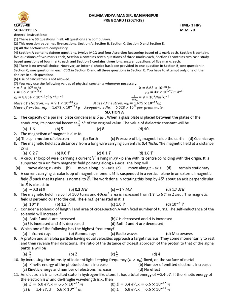 PHY (1) | PDF | Physics | Quantity