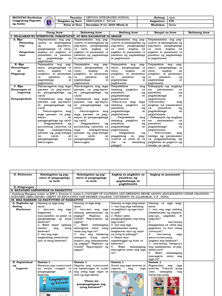 Q3_W2_EPP4_MATATAG | PDF