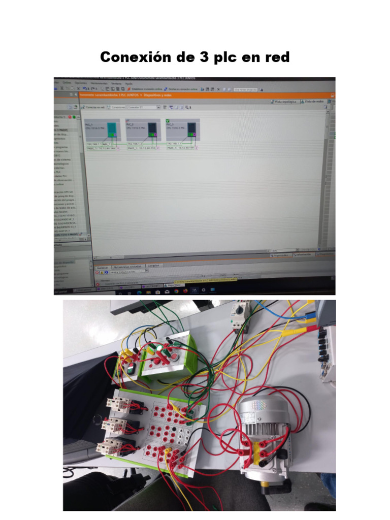 Conexión de 3 PLC en Red | PDF