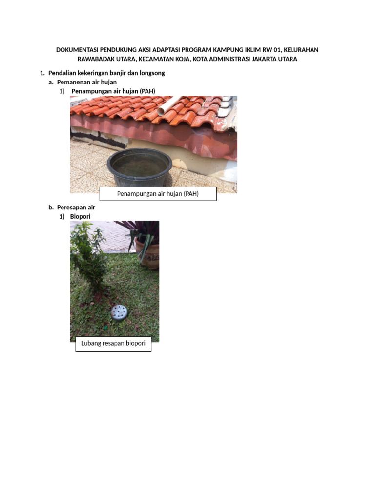 Dokumentasi Adaptasi RW 01 Rbu | PDF