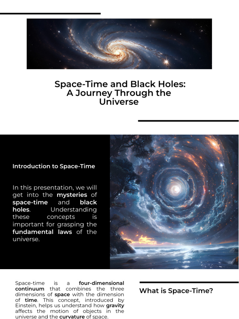 Space Time and Blackholes | PDF | Black Hole | Universe