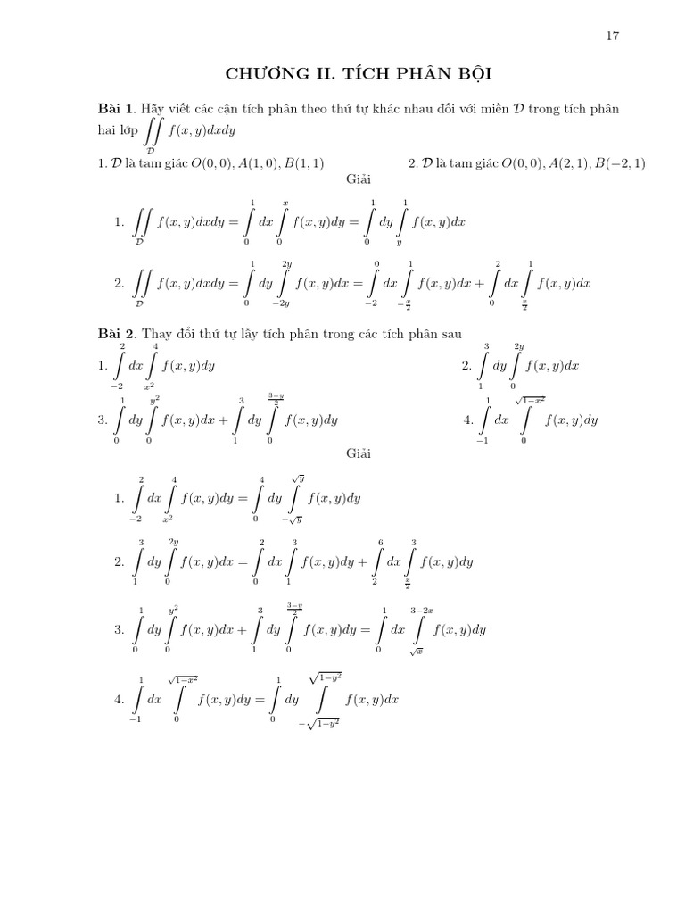 Bai Tap Chuong II | PDF