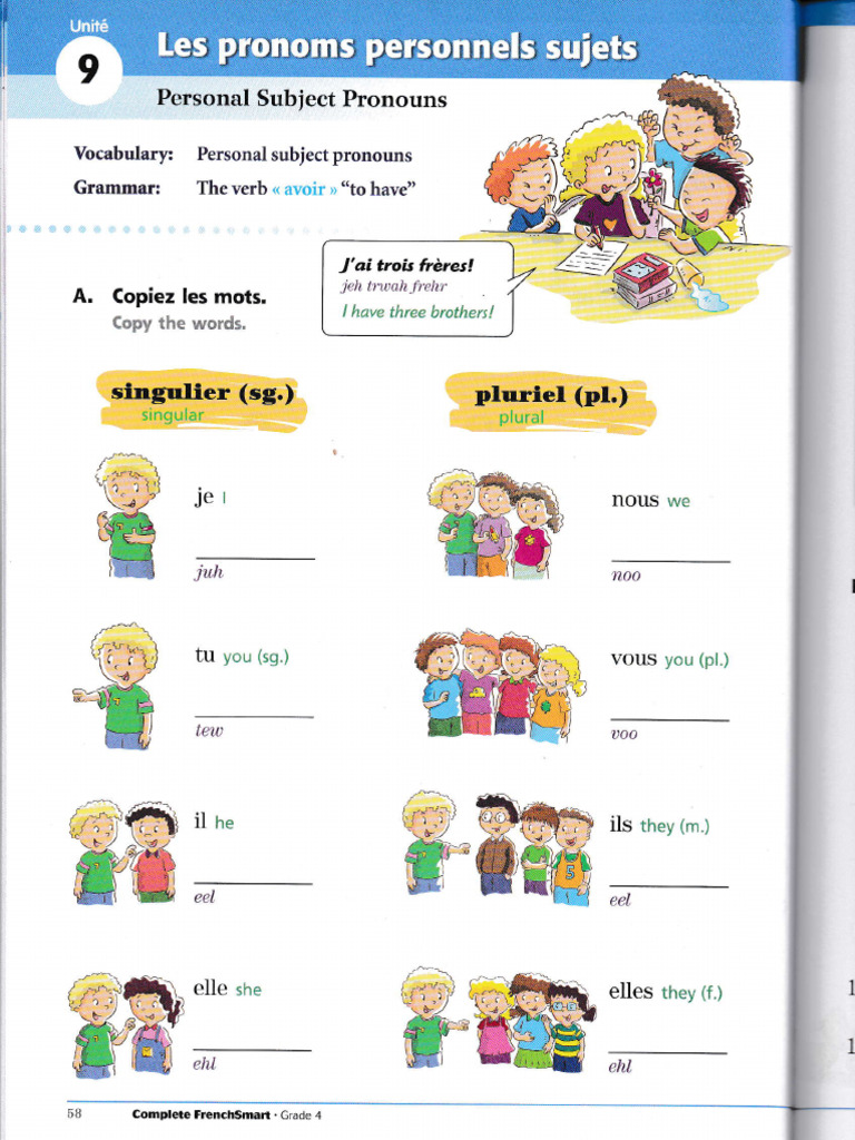 Pronoms personnels en français | PDF | Linguistique | Relations syntaxiques