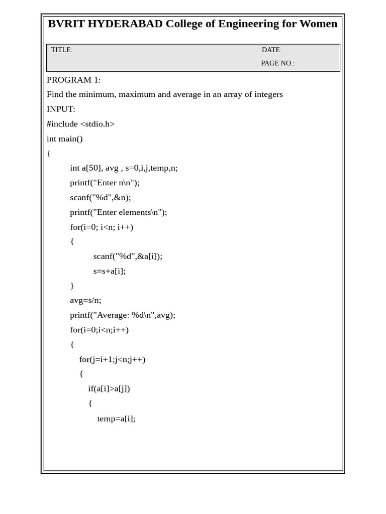 c programs | PDF | Pointer (Computer Programming) | Computer Engineering c programs | PDF | Pointer (Computer Programming) | Computer Engineering