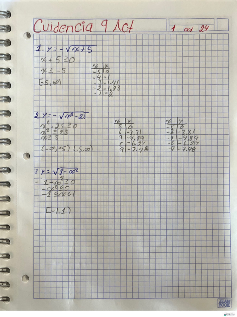 Actividad 9 Mate | PDF