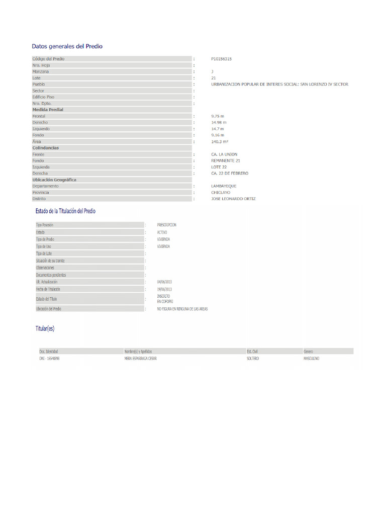 Cesar Titulo | PDF