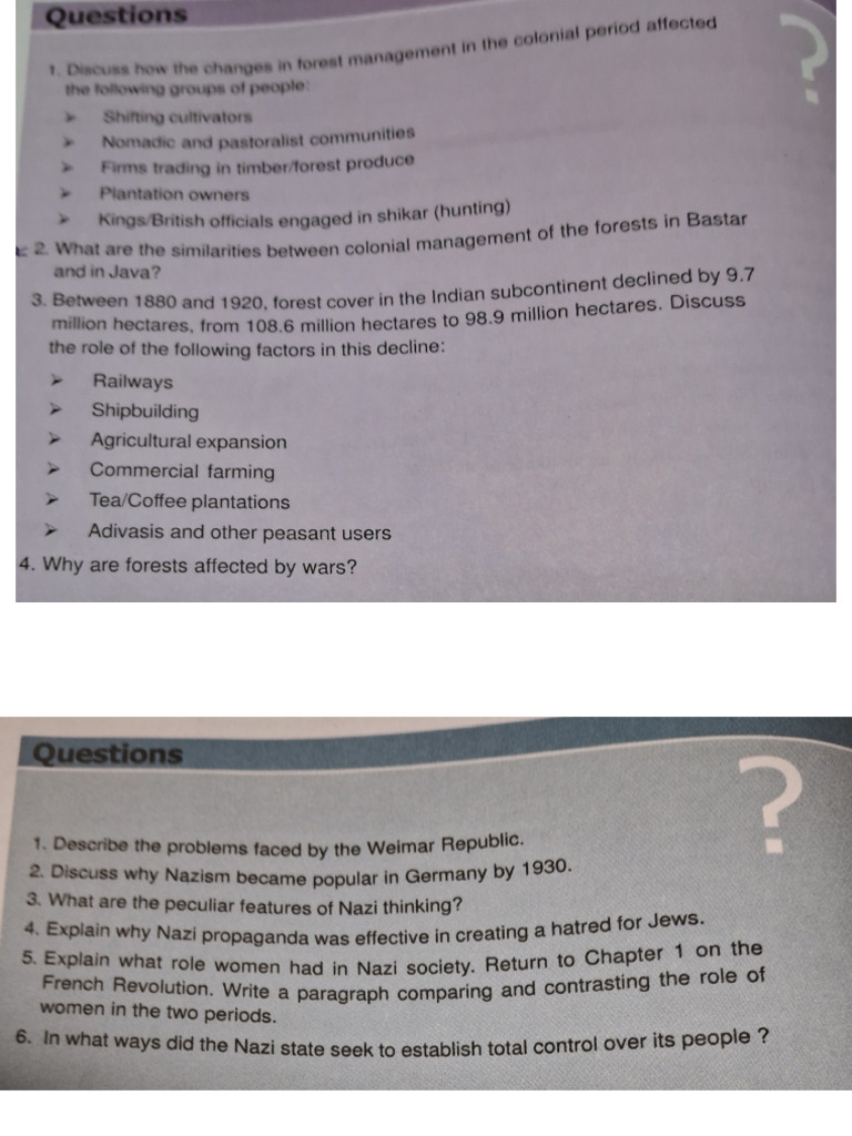 History Class 9 | PDF