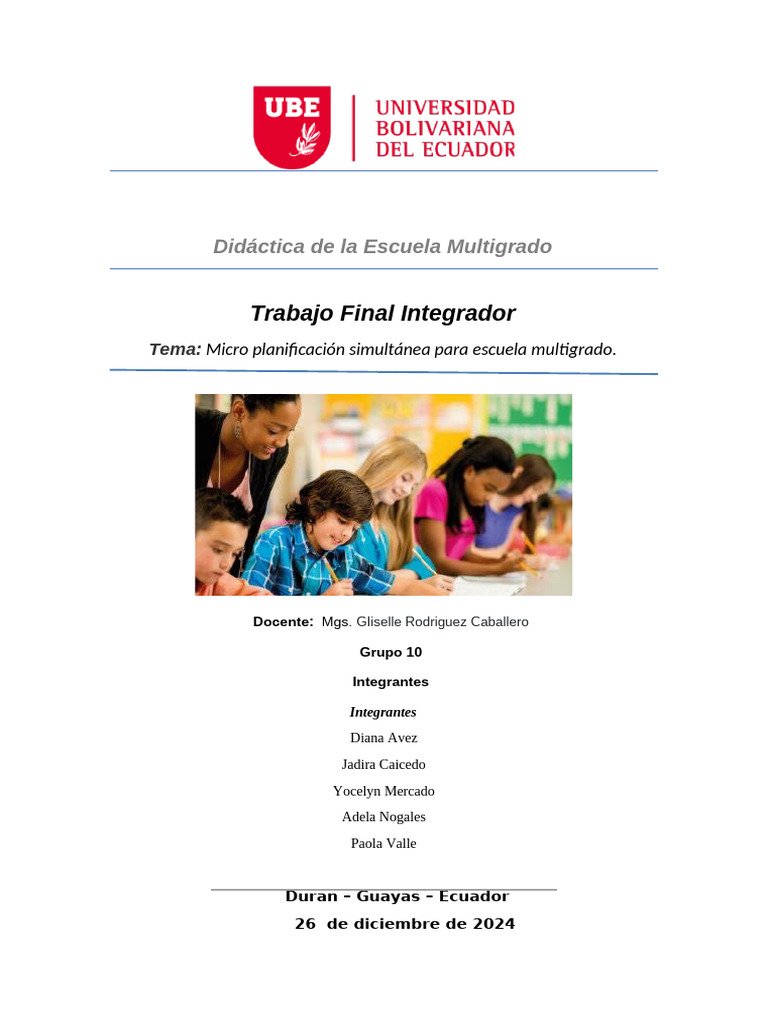 Trabajo Final Integrador Grupo 10 | PDF