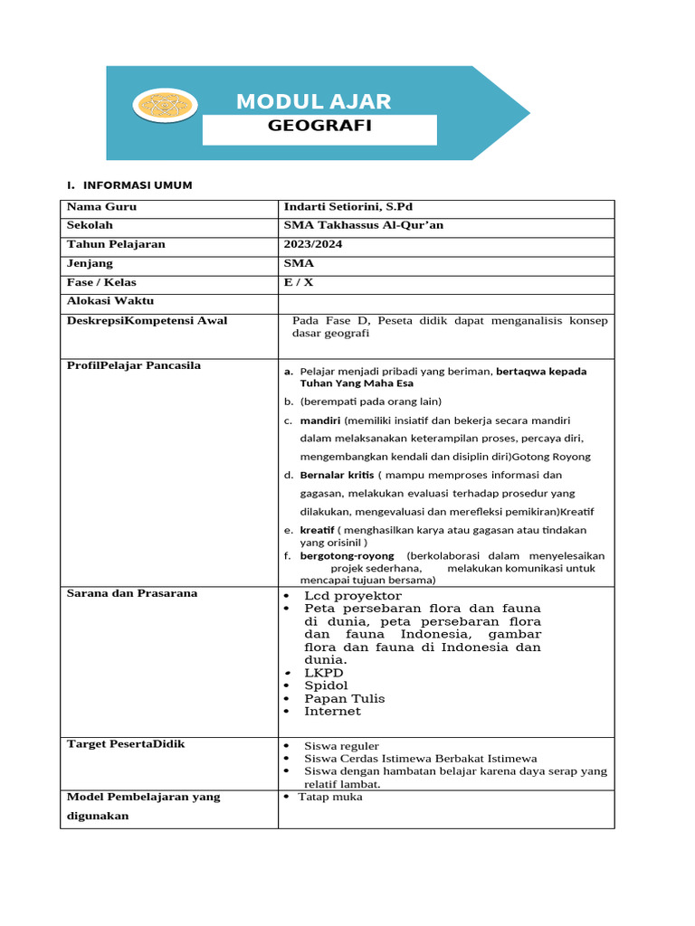 Modul X 2 Objek Fisik Dan Sosial | PDF