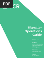 SCR Signalling Booklet V1.1 | PDF | Train Station | Rail Transport