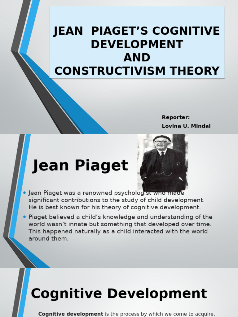 Jean Piaget Cognitive Development | PDF | Cognitive Development ...