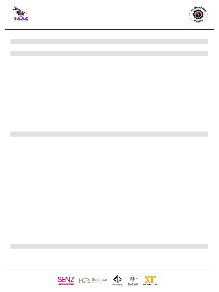 SCHEDULE (1) | PDF | Archery | Scoutcraft