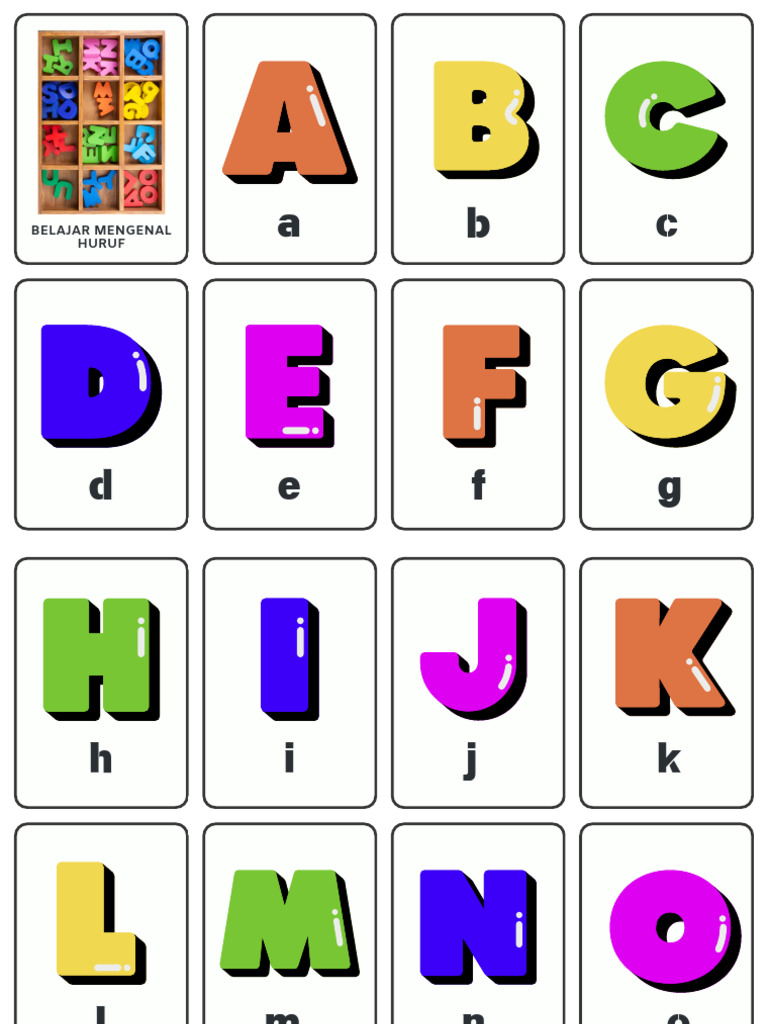 Alfabeth Flashcards PDF | PDF