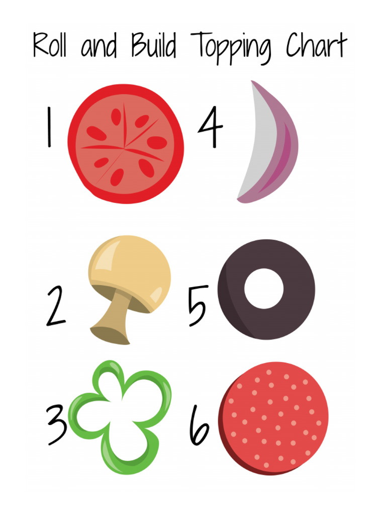 Roll and Build Pizza Game Pack | PDF