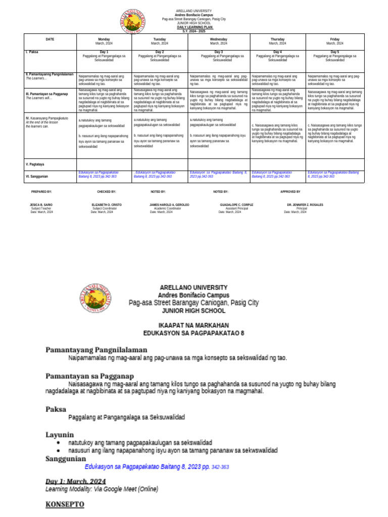 Esp - Aralin 16 | PDF