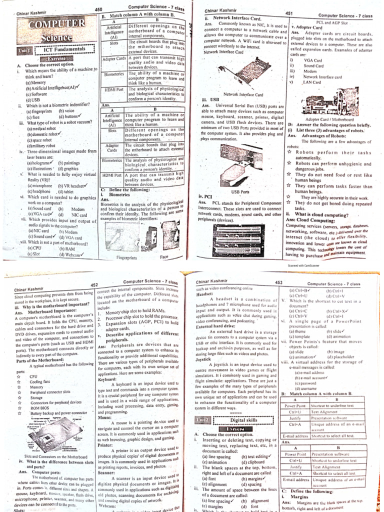 KEY 7th Computer | PDF