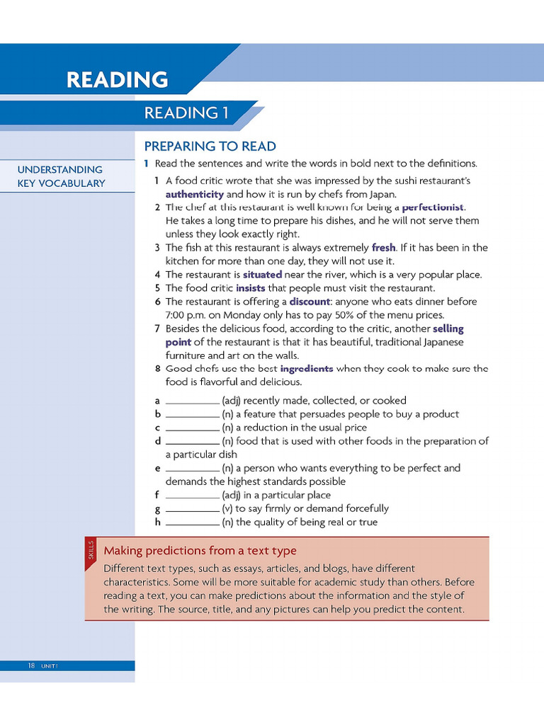 Unit 1 - Reading 2 | PDF