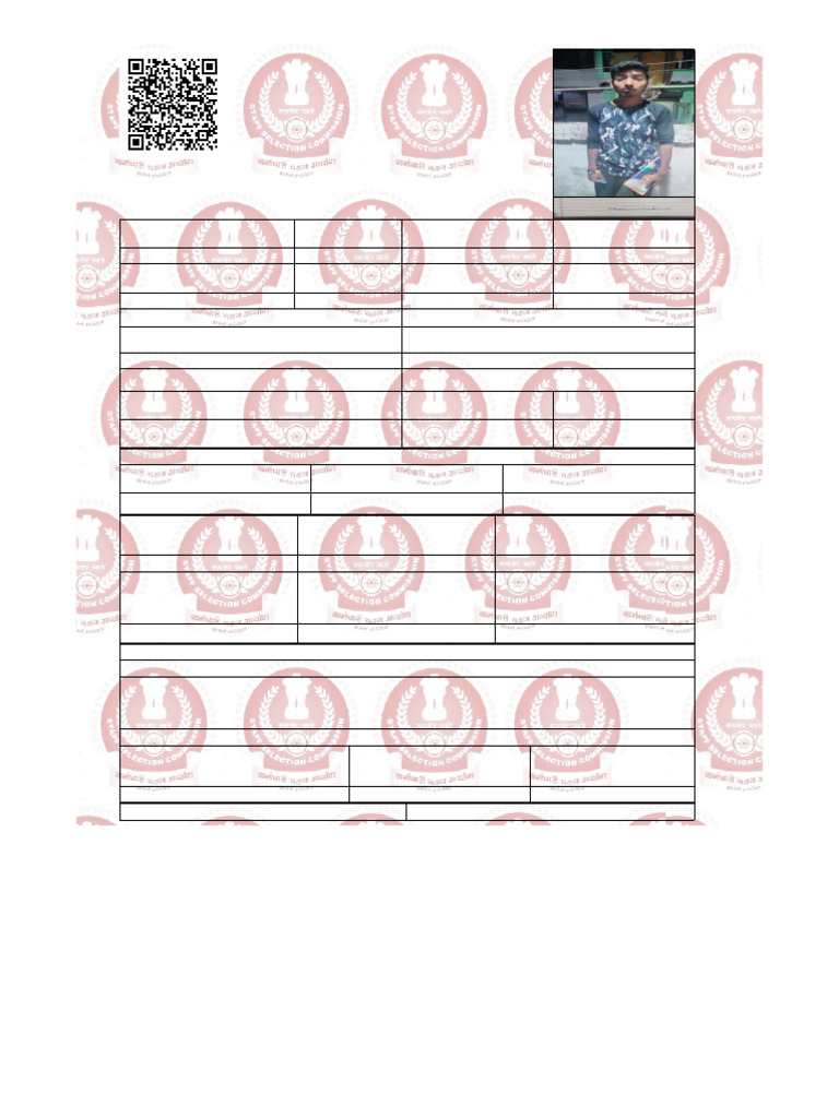 Application Form Draft Print For All | PDF
