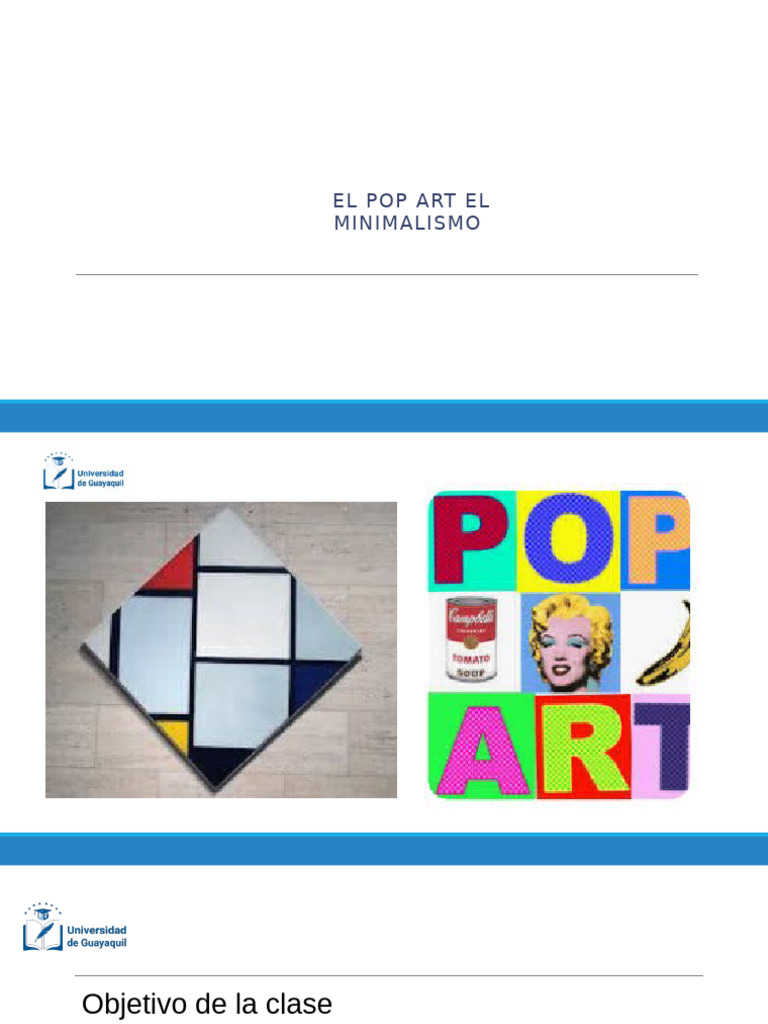 Pop Art vs Minimalismo: Historia y Características | PDF | Minimalismo ...
