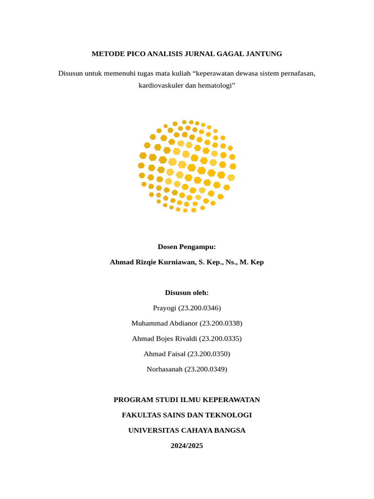 Metode_PICO_Analisis_Jurnal_Gagal_Jantung_kel.2[1] | PDF
