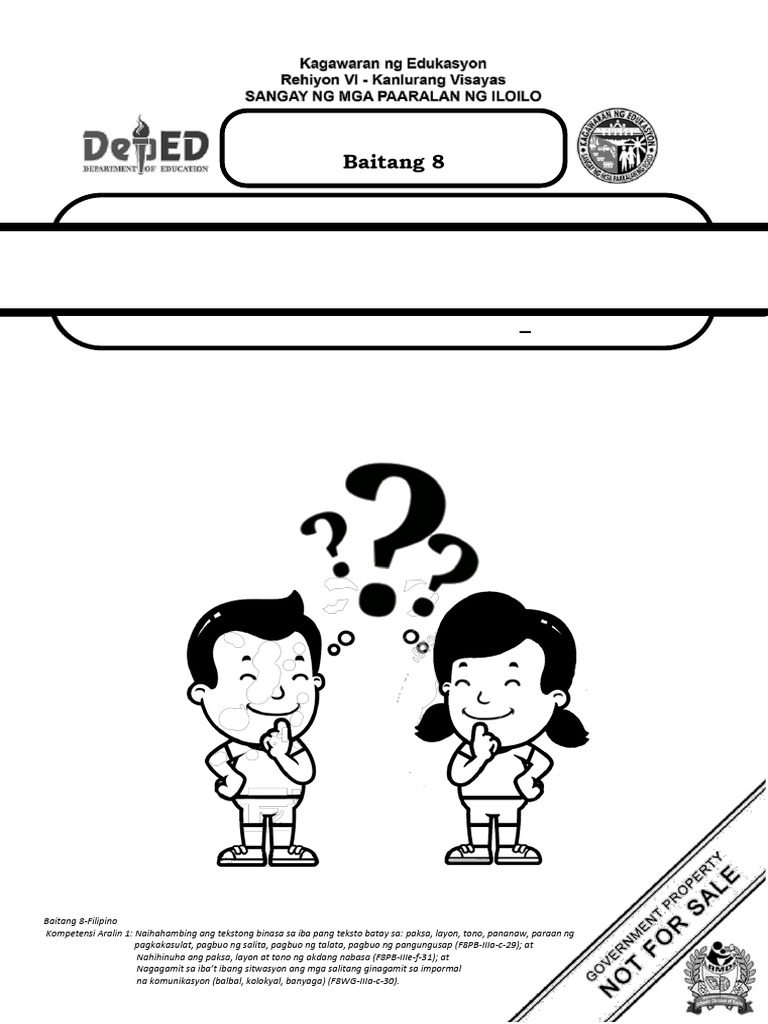 F8 - Q3 - WK 1 - Aral 1 Final | PDF