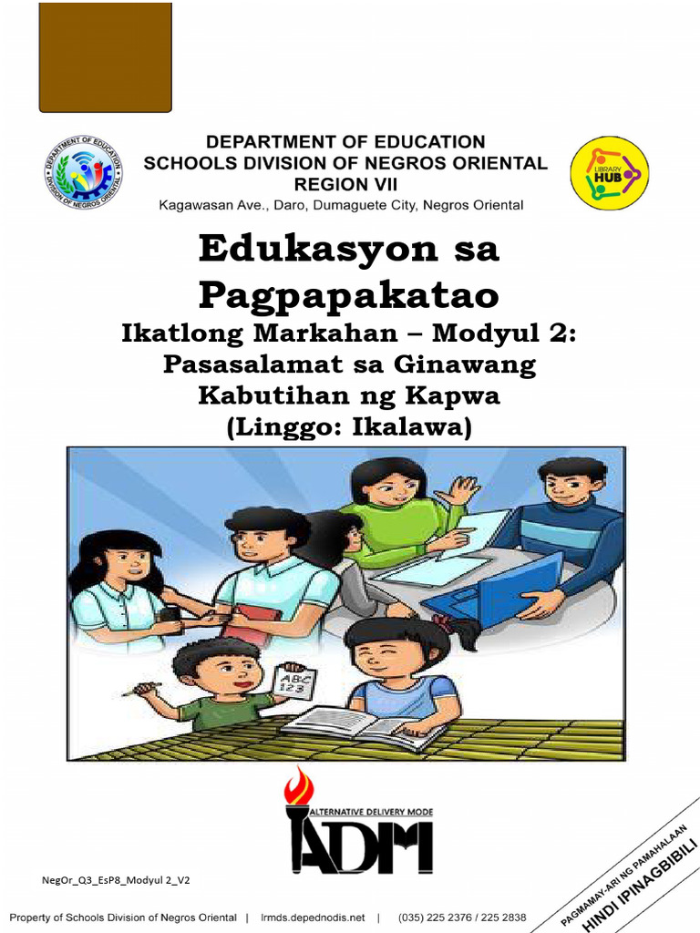 NegOr Q3 EsP8 Modyul2 v2 | PDF