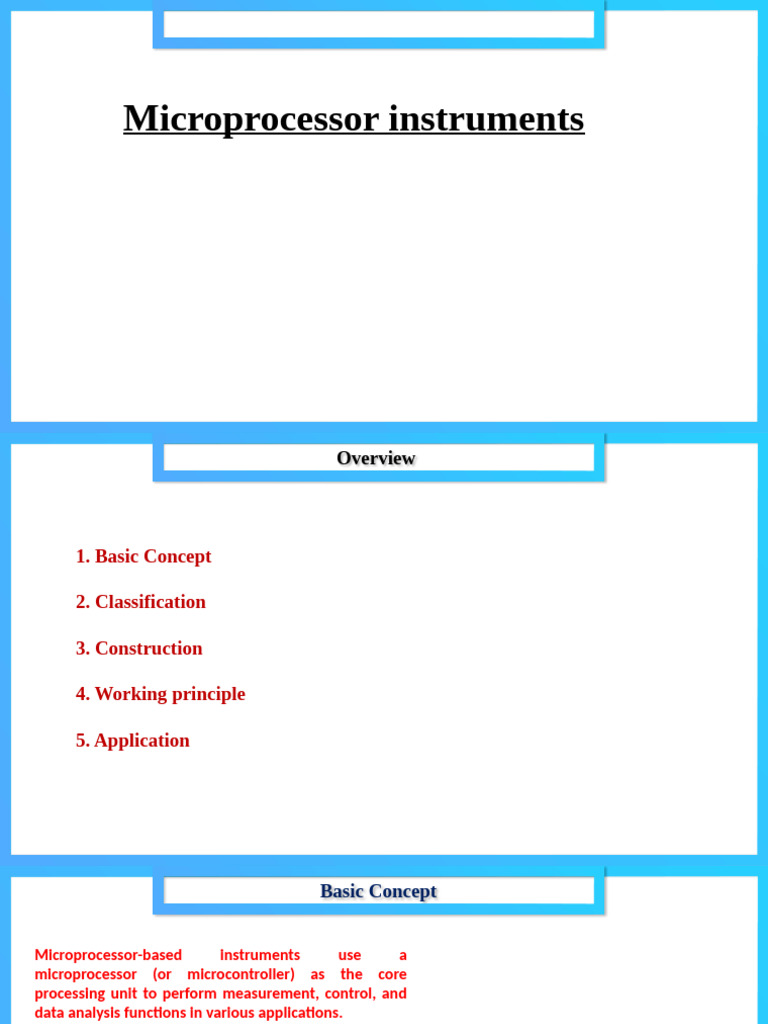 Microprocessor Instruments | PDF | Instrumentation | Analog To Digital Converter