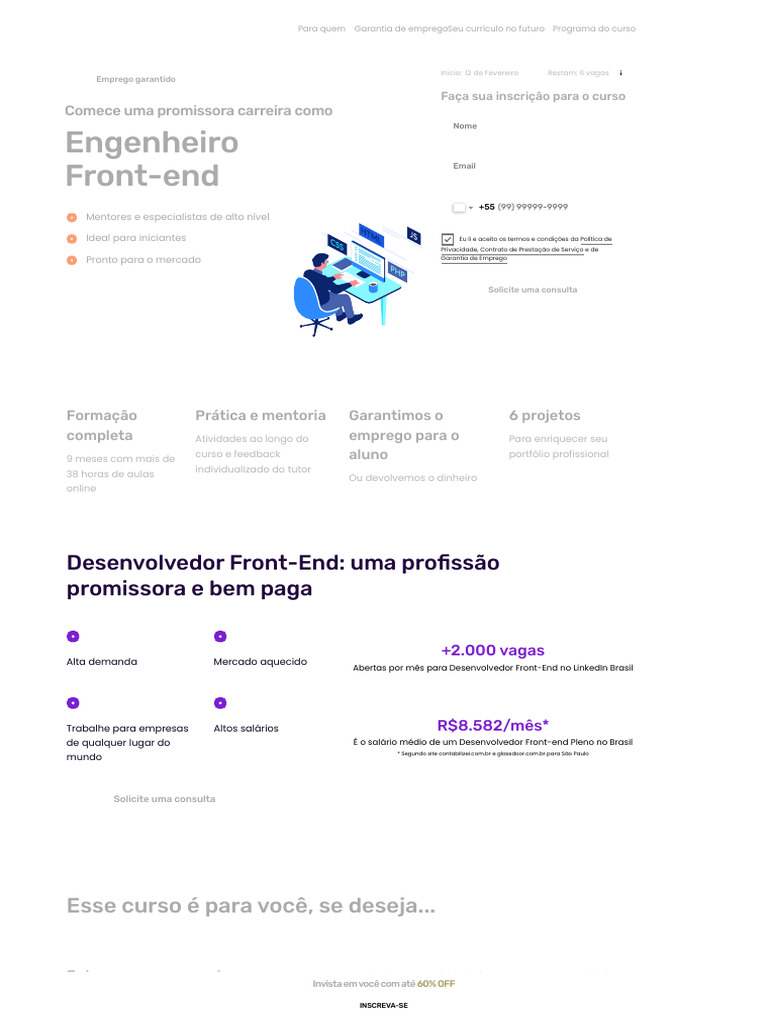 Curso de Profissão - Engenheiro Front-End - Aprenda Com EBAC Online ...