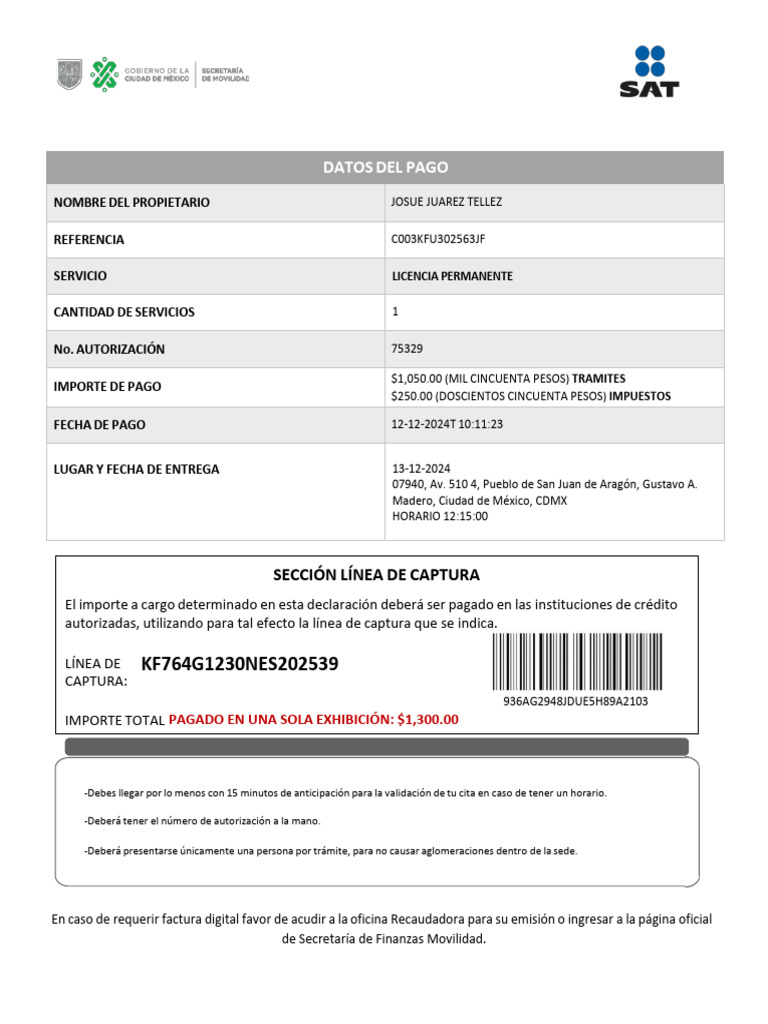 SEMOVI CDMX 12 | PDF