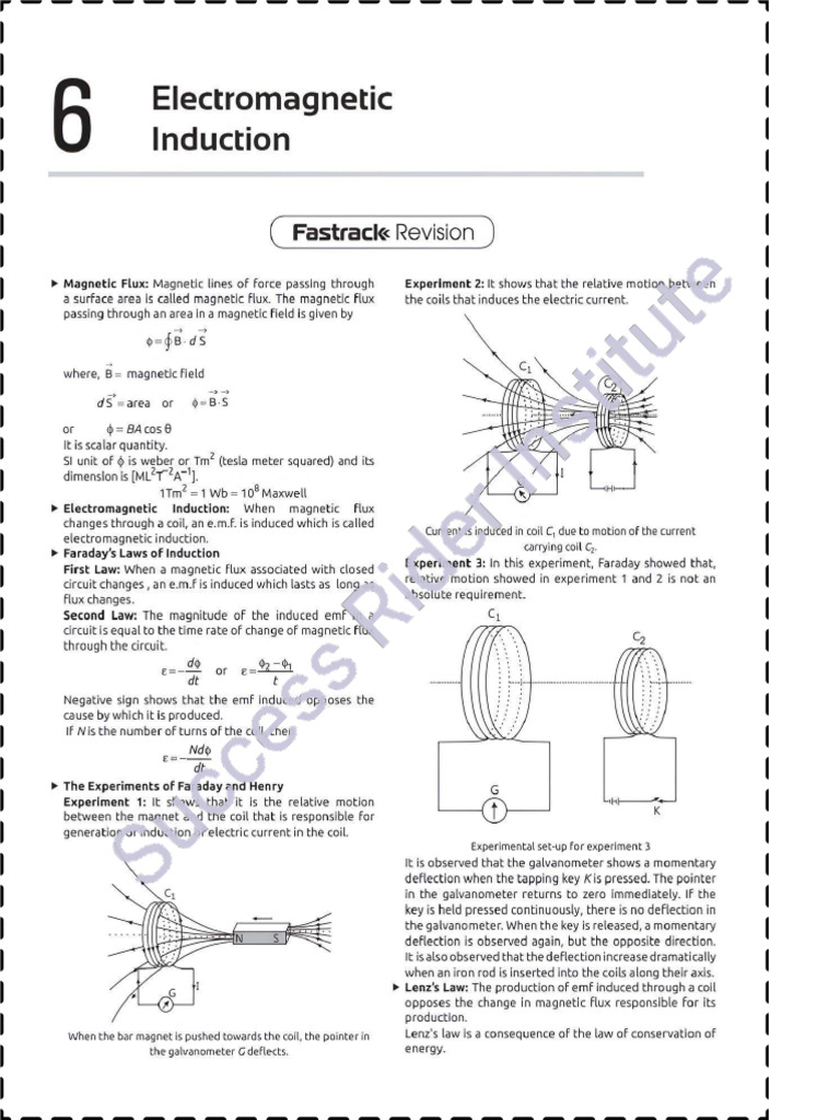 12th Physics (E.M.I.) PYQ and IMP Questions | PDF